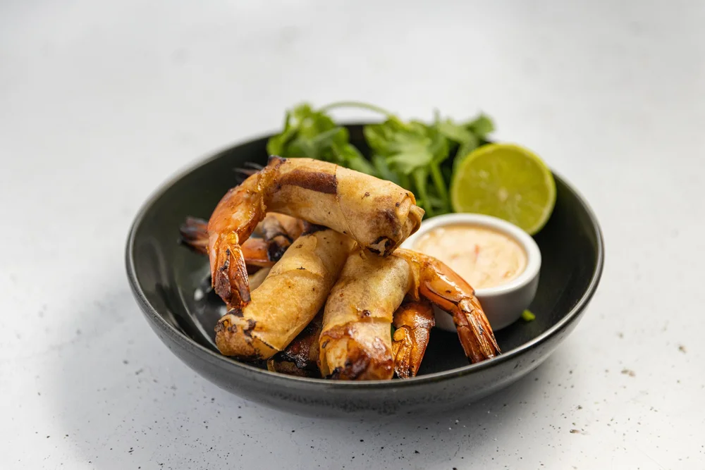 Prawn Spring Rolls with Sweet Chilli Lime Mayo — Everyday Gourmet