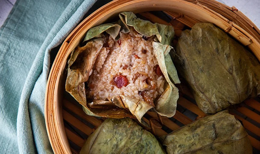 Sticky Rice Lotus Parcels aka. Lo Mai Gai — Everyday Gourmet