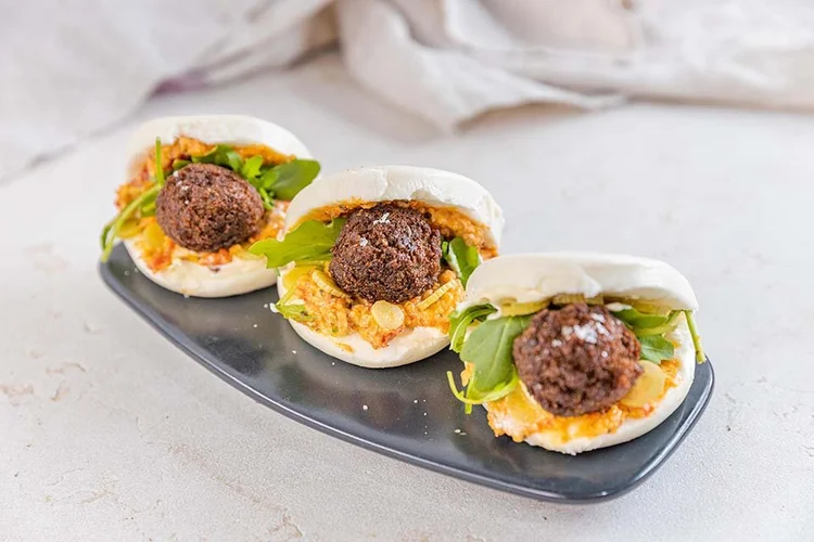 Falafel Bao Buns — Everyday Gourmet