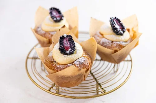 Blackberry and Lime Café-Style Muffins — Everyday Gourmet
