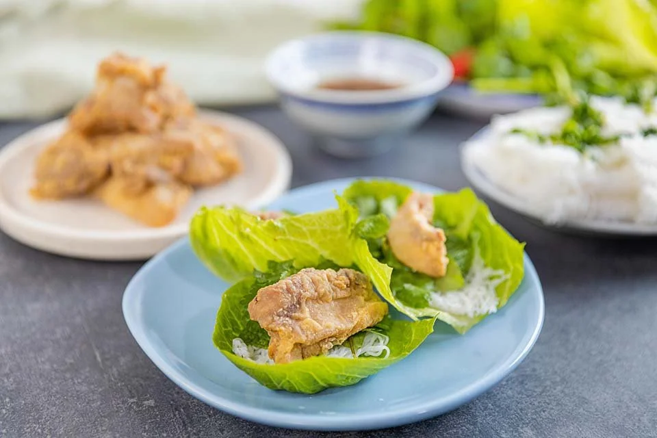 Vietnamese Chicken Lettuce Wraps — Everyday Gourmet