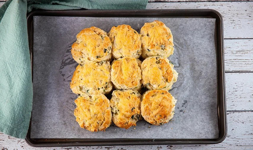 Cheddar and Spring Onion Scones — Everyday Gourmet