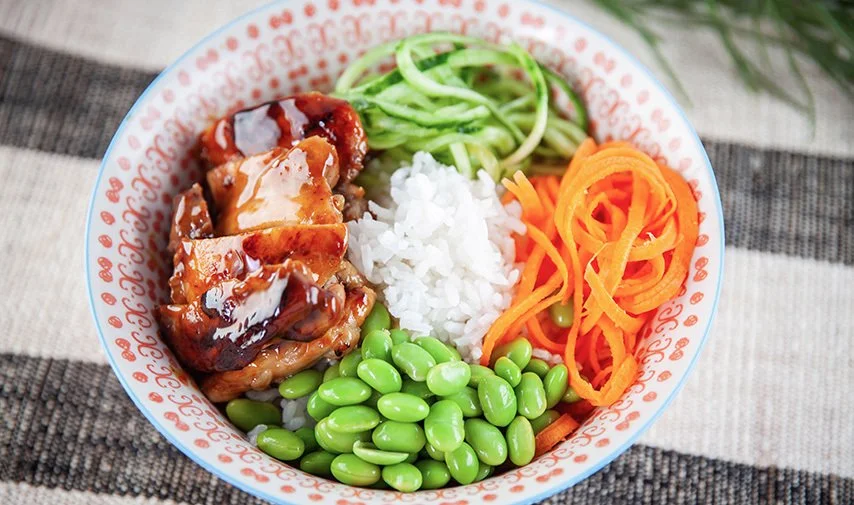 Kid's Sticky Chicken Rice Bowls — Everyday Gourmet