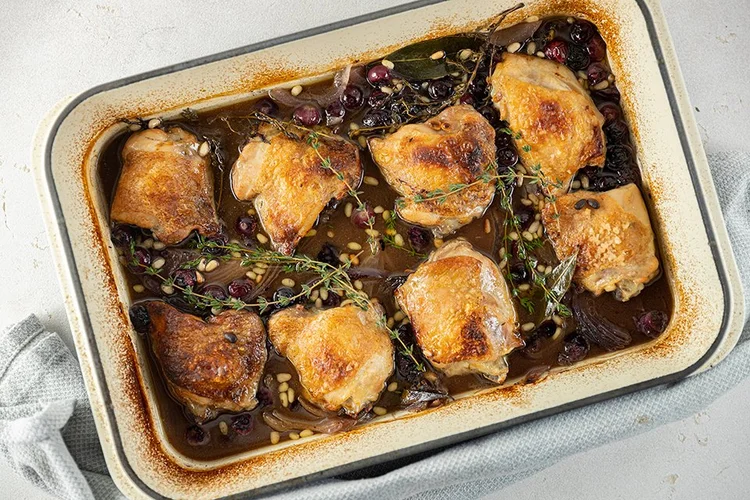 Chicken with Balsamic Blueberries — Everyday Gourmet