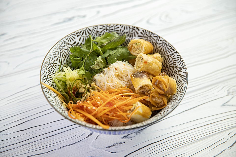 Spring Roll Noodle Salad (Bun Cha Gio) — Everyday Gourmet