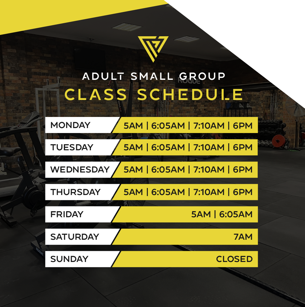 Session Timetable — True Potential Training
