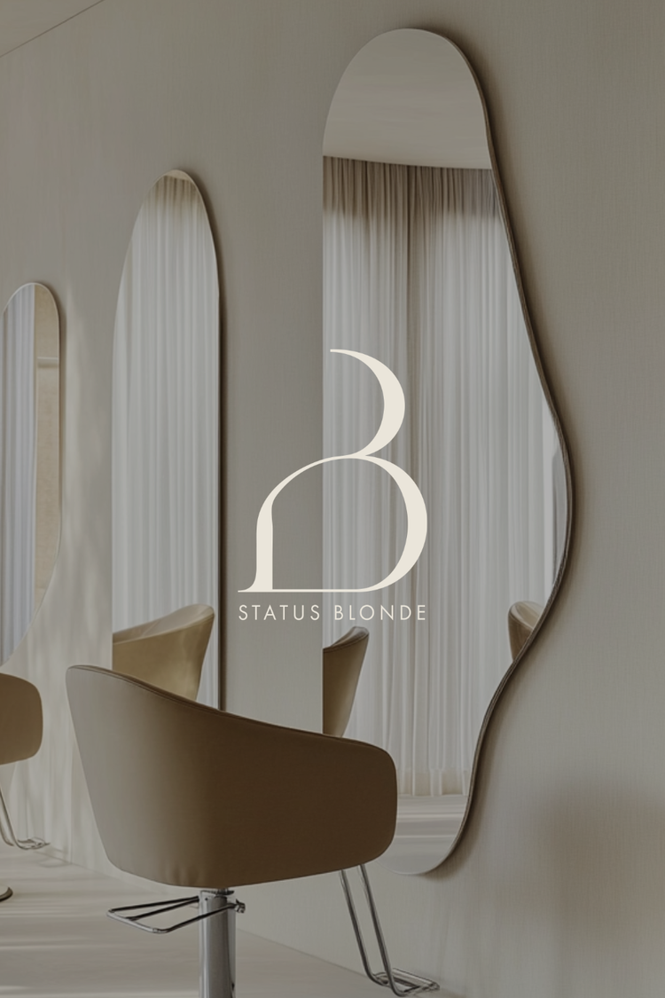 Status Blonde Hair Salon — Ally May Design Studio