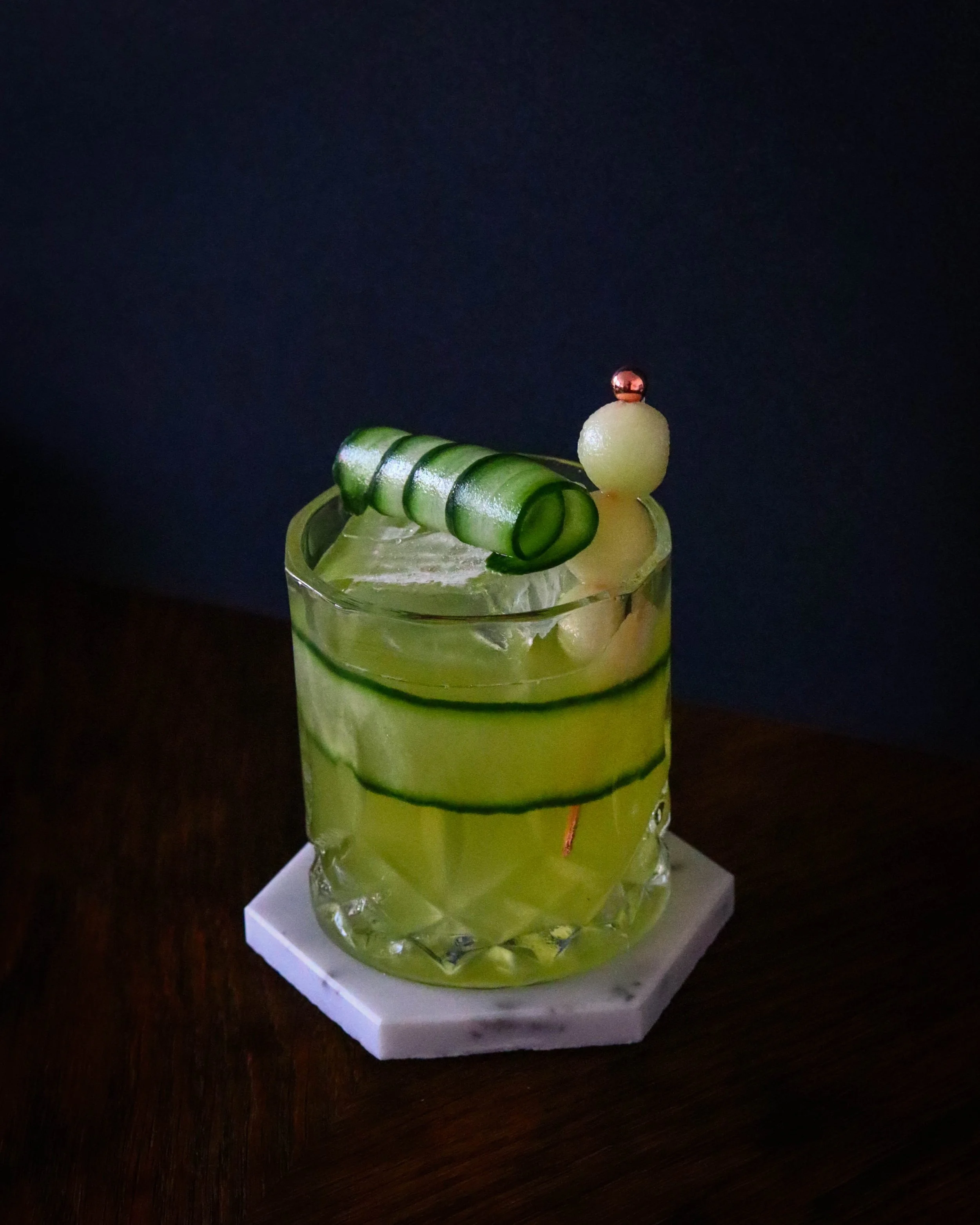 Grand Cucumber Melon Smash | Fruity cocktail with Grand Marnier ...