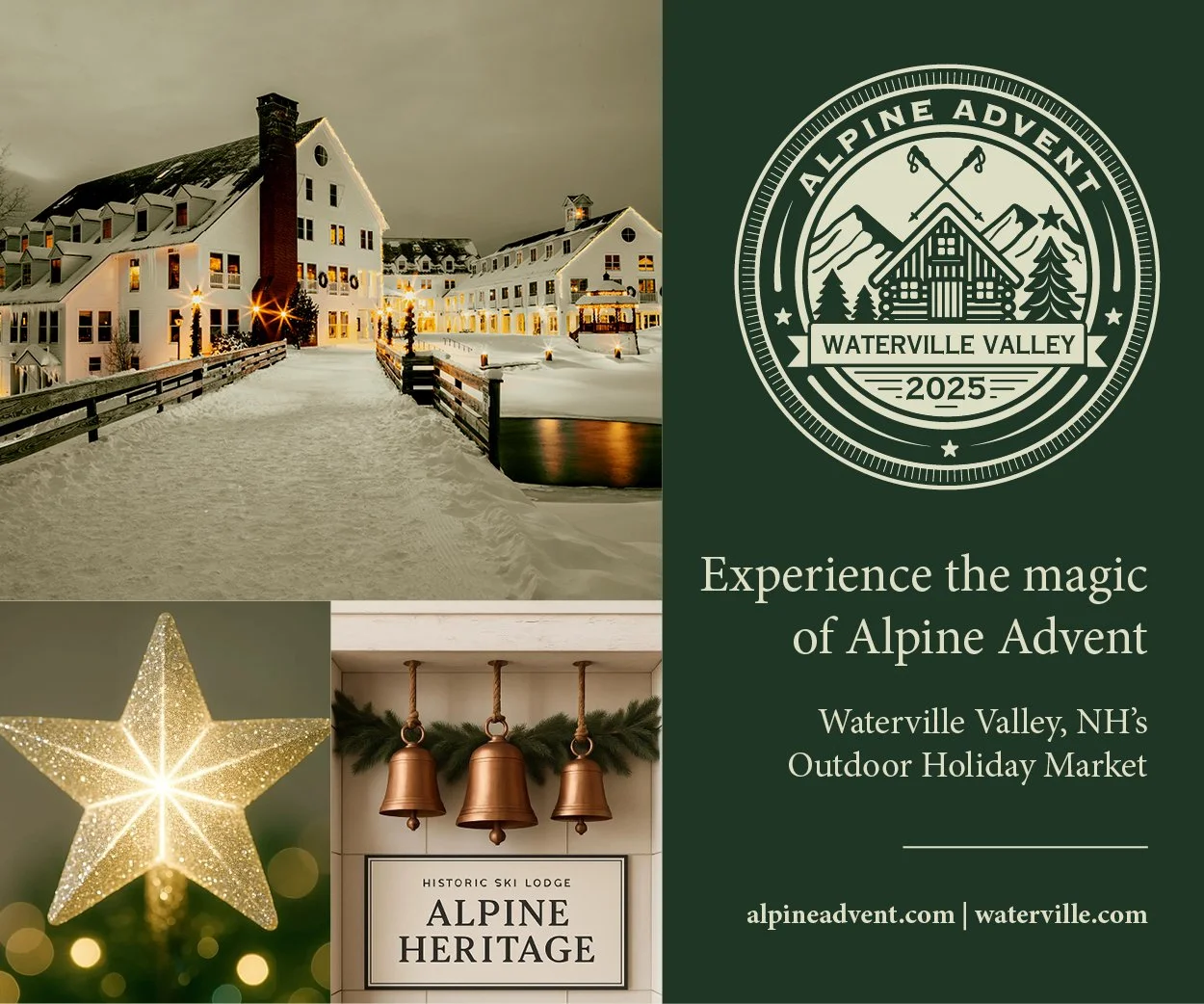 Alpine Advent Transforms Town Square — Waterville Valley Resort