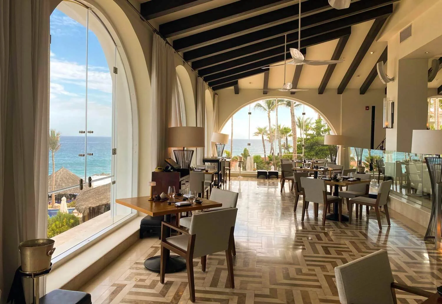 Dining at the Exclusive One & Only Palmilla's Suviche Restaurant.