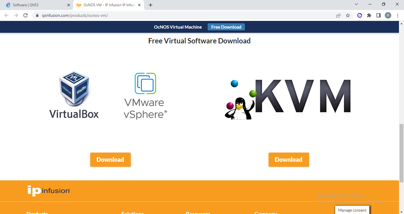 Setting up IP Infusion OcNOS on GNS3 — Pine Networks