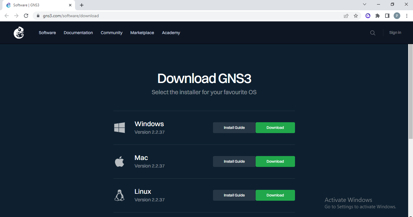 Setting up IP Infusion OcNOS on GNS3 — Pine Networks