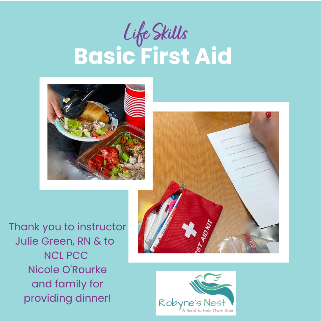 Life Skills - Basic First Aid — Robyne's Nest