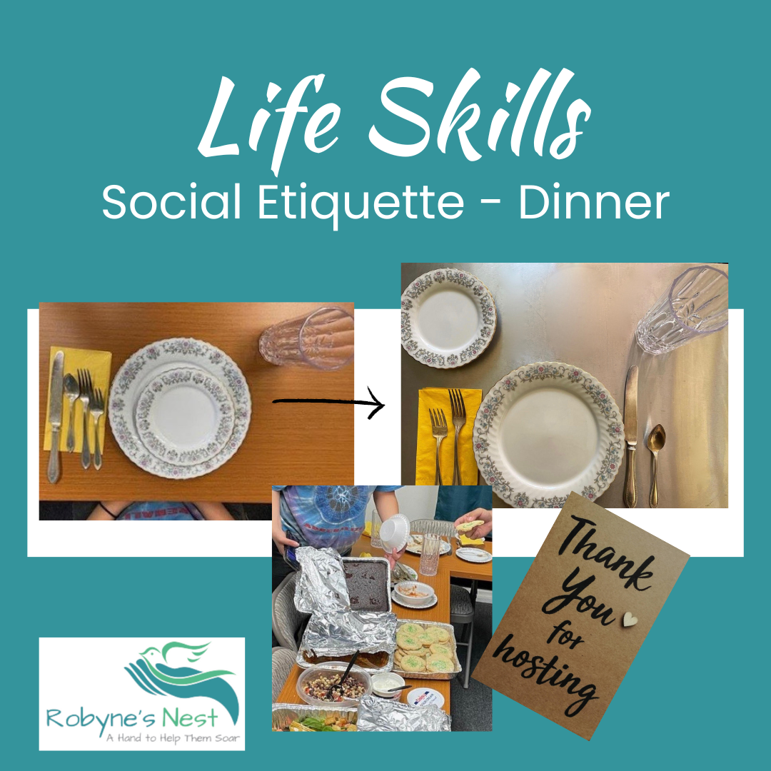 Life Skills Social Etiquette - Dinner — Robyne's Nest