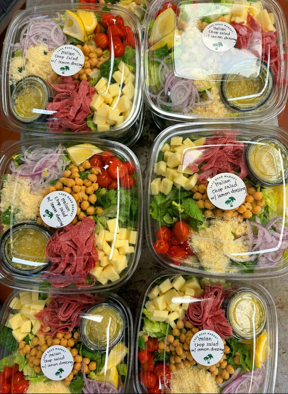 Fresh Boxed Salads — Lake Road Market