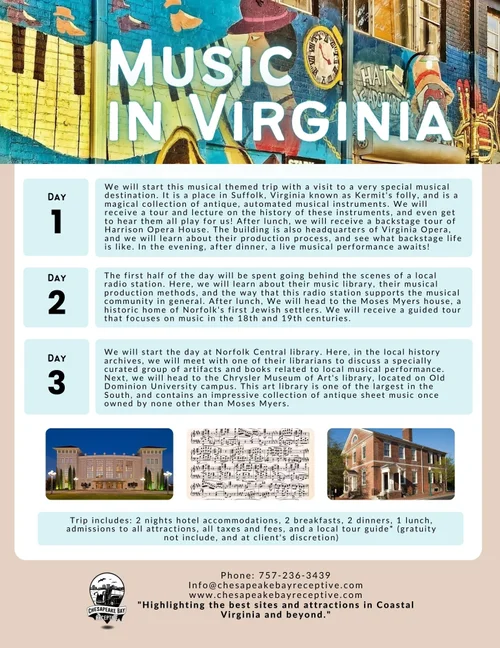 Music in Virginia — Chesapeake Bay Receptive