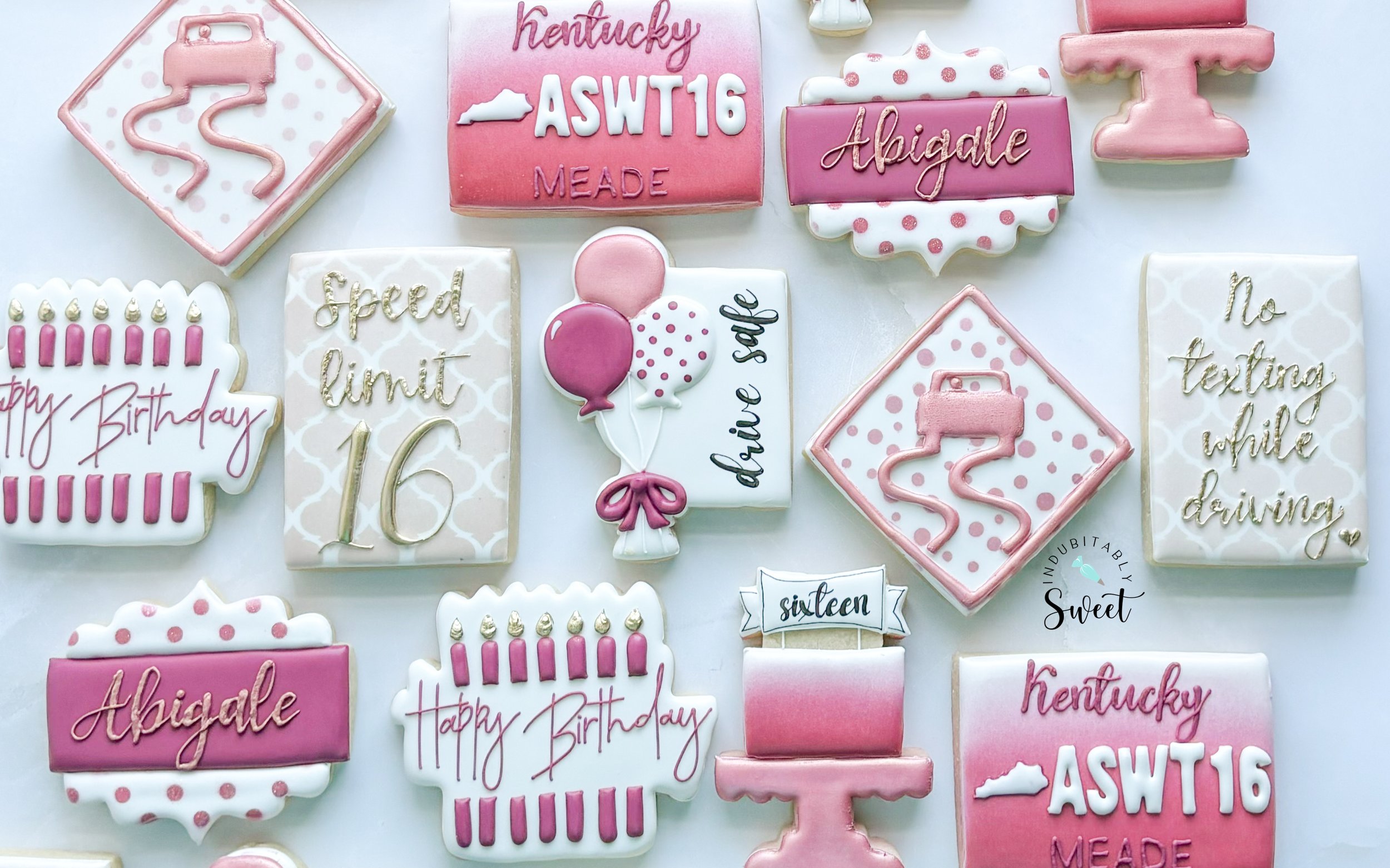 Indubitably Sweet- Custom Decorated Sugar Cookies