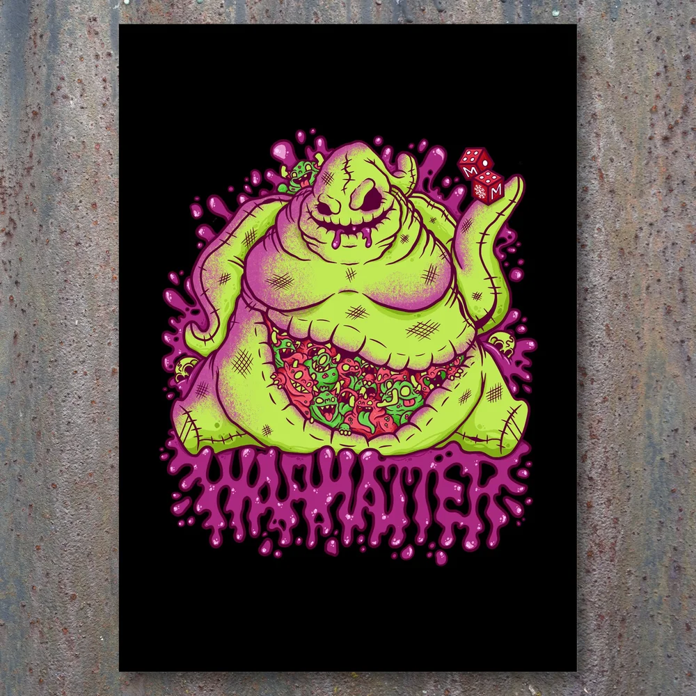 Body Horror Land Raider art print — Midwinter Minis