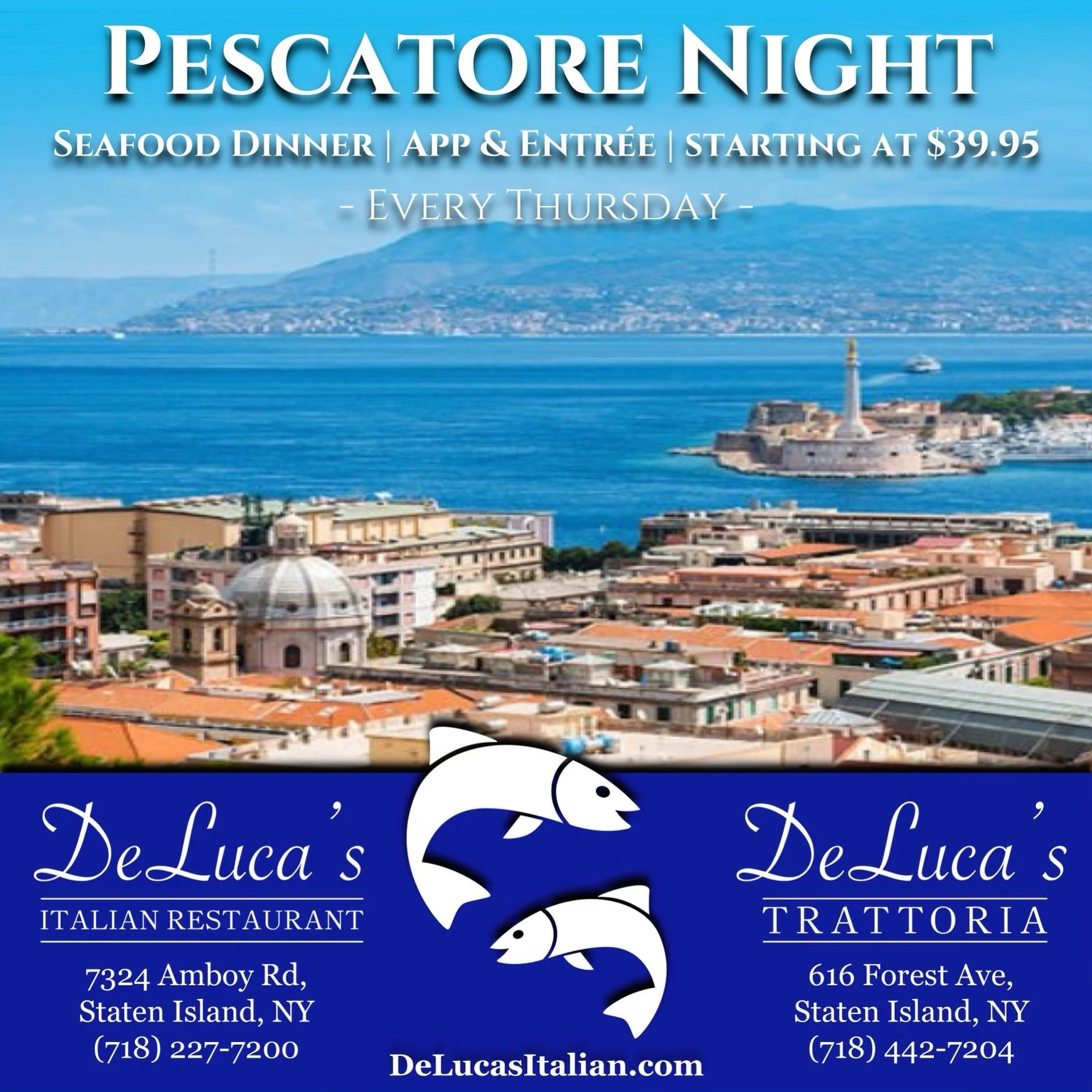 Restaurant Month — Deluca's Restaurants