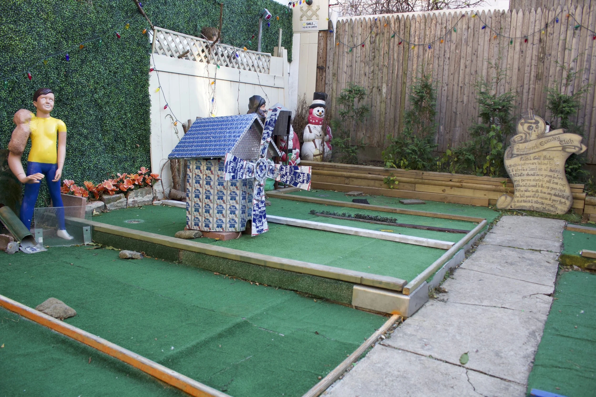 mini golf — BUSHWICK COUNTRY CLUB