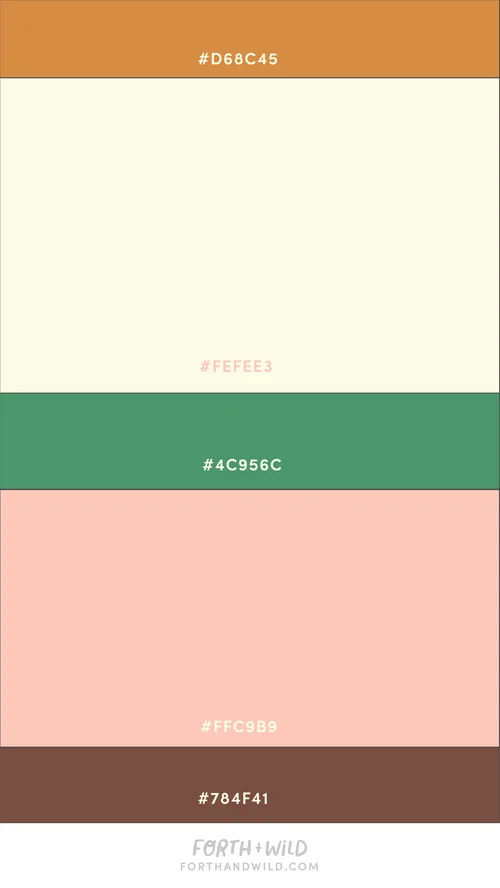 Neapolitan Ice Cream Colour Palette Inspiration. — Forth and Wild