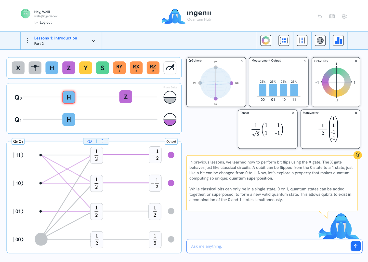 Quantum Hub: Visual Learning & Build Your Own QML Algorithms — Ingenii