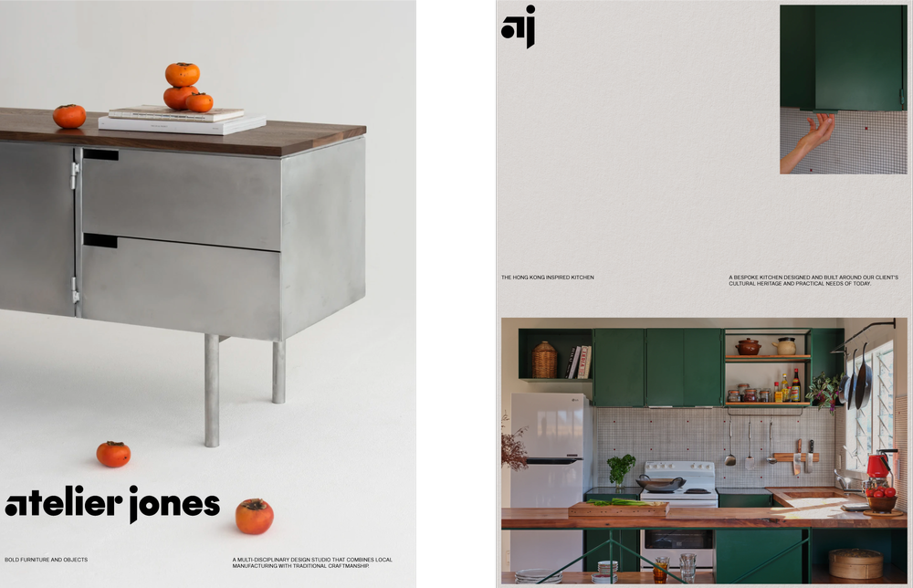 Atelier Jones | Architecture & Furniture Logo Design — PERKS Branding ...