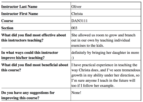 Outreach — Christa Oliver