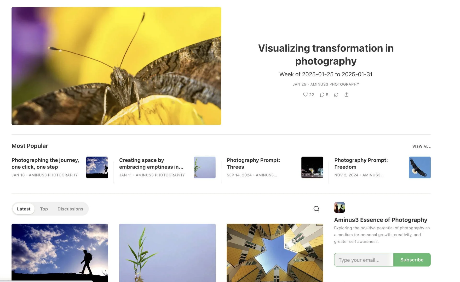 My Favorite Photography Newsletter in 2025 — Them Frames