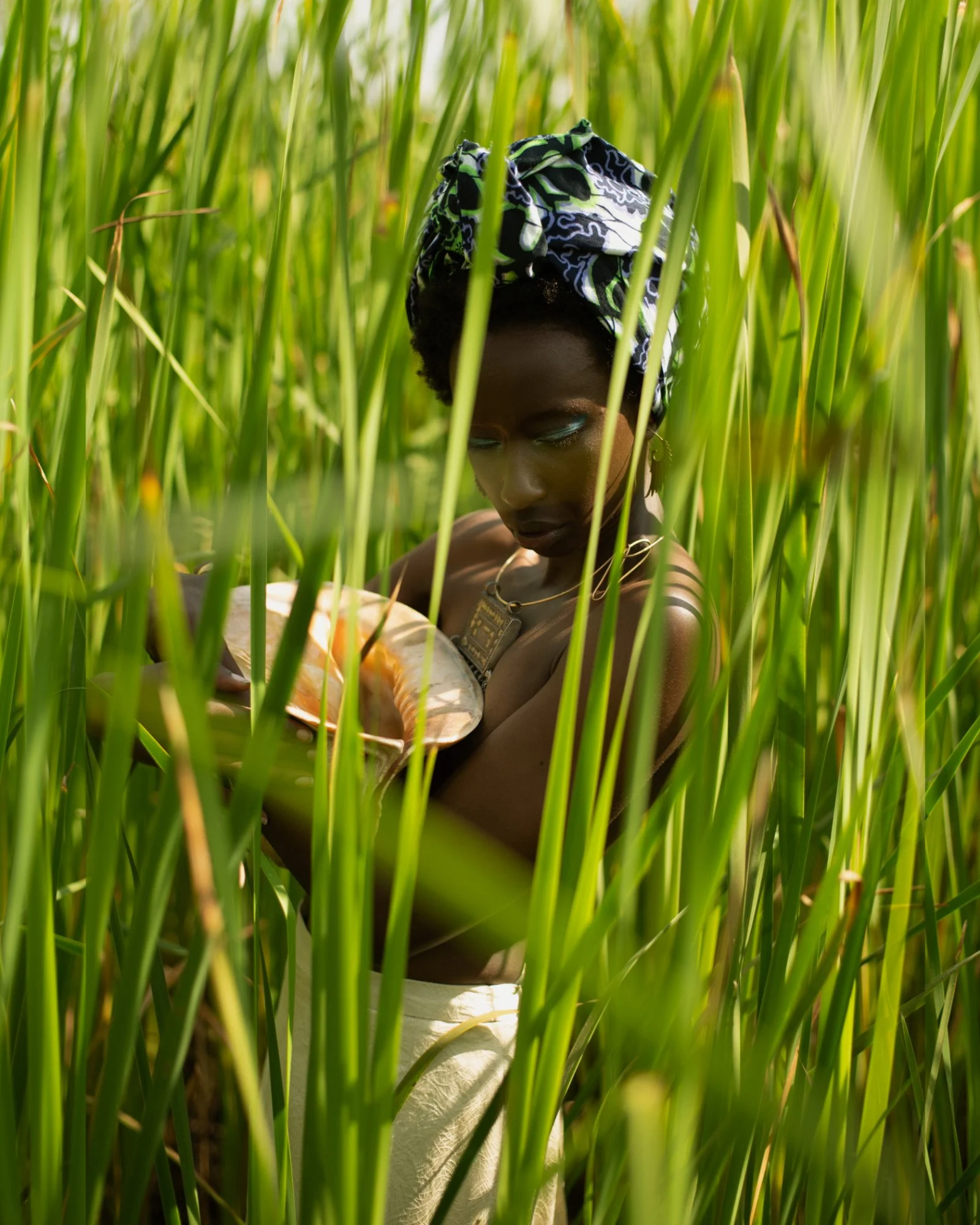 Mumbi Muturi’s Exquisite Portraits have a Spiritual tone — Them Frames