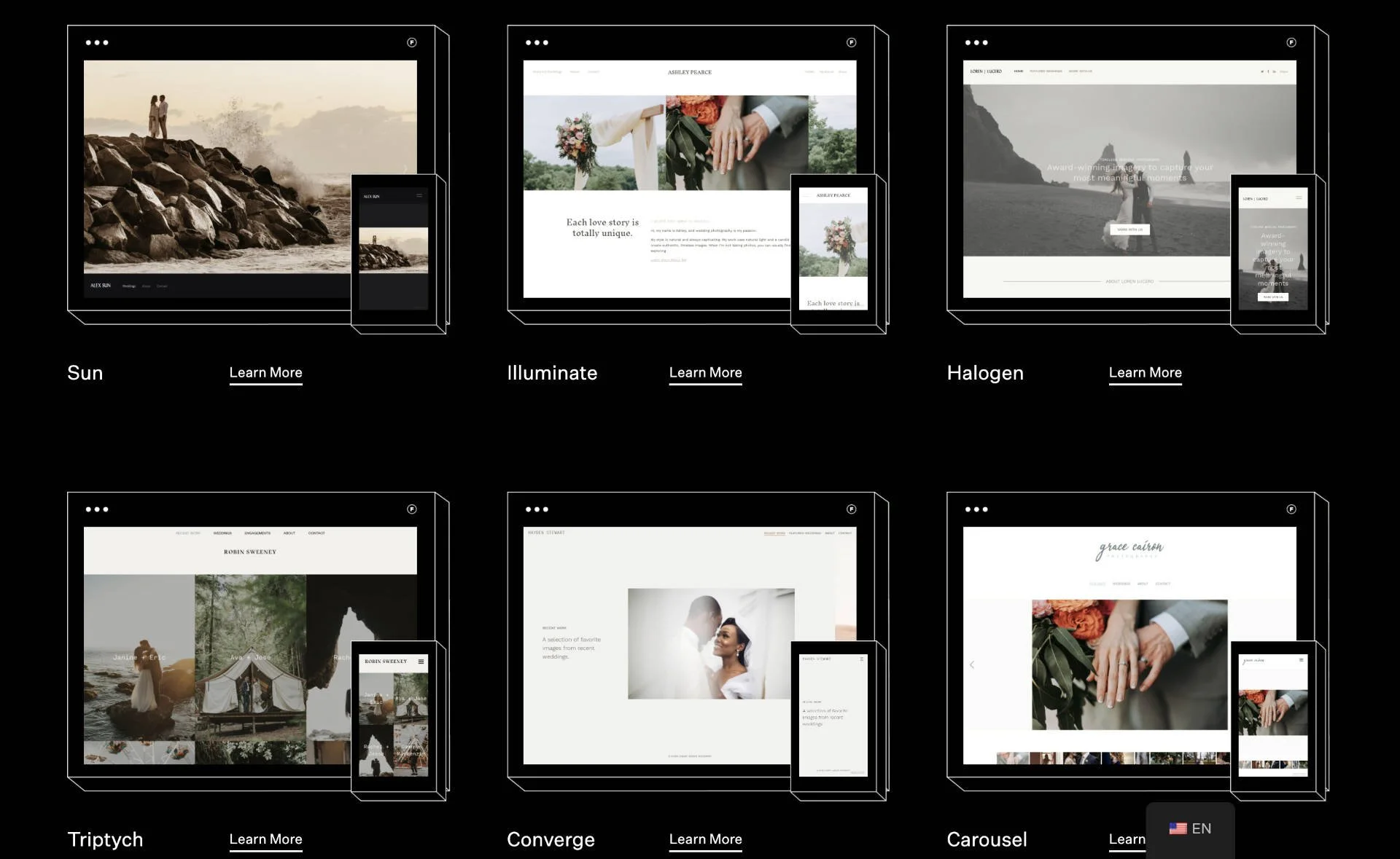 Building a Beautiful, Modern Wedding Photography Website — Them Frames