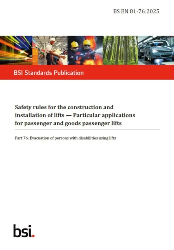 BS EN 81-76 evacuation lift — Lift Industry News