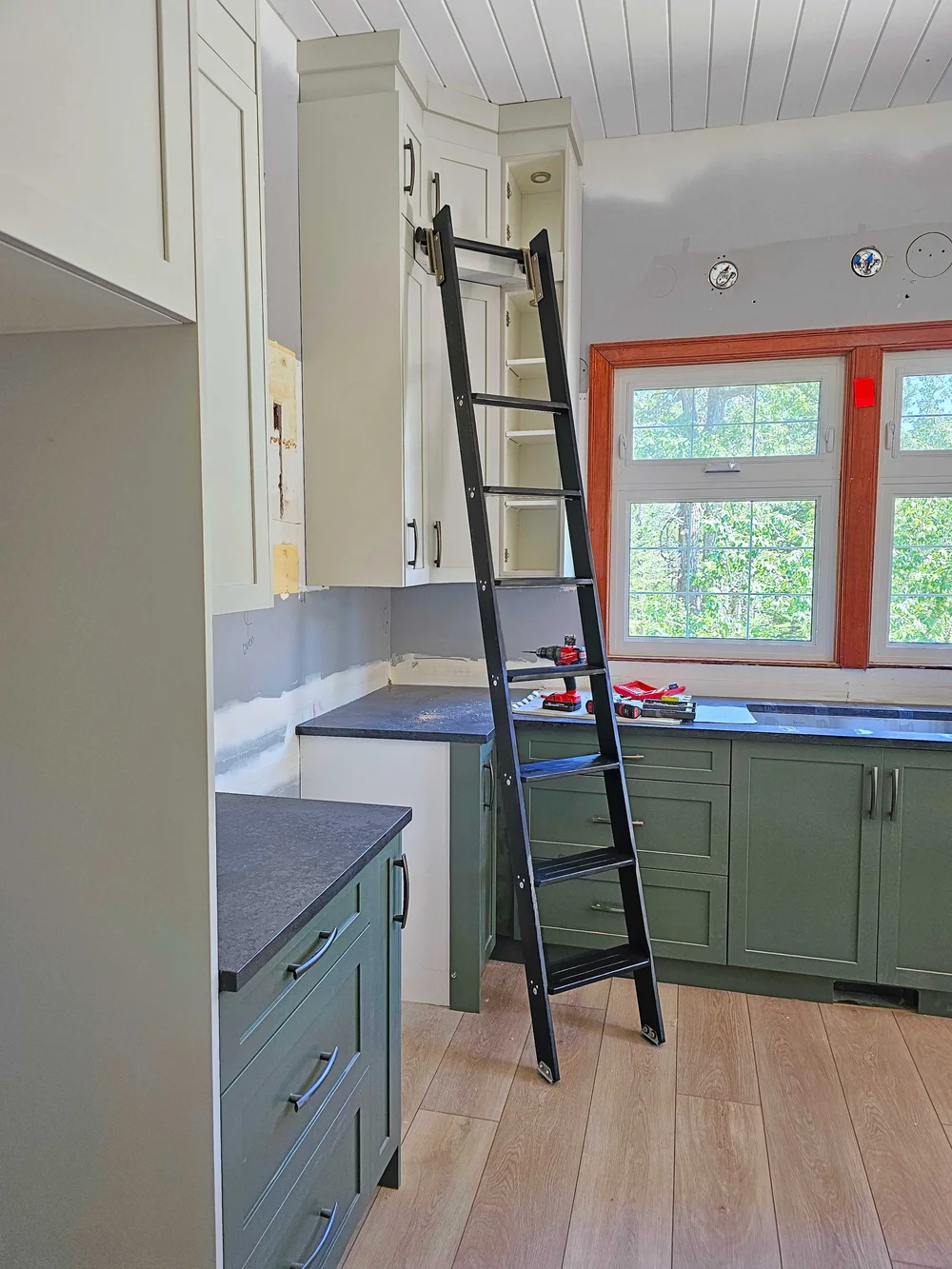 Kitchen & Pantry Ladders — Custom Ladder Company Ltd.