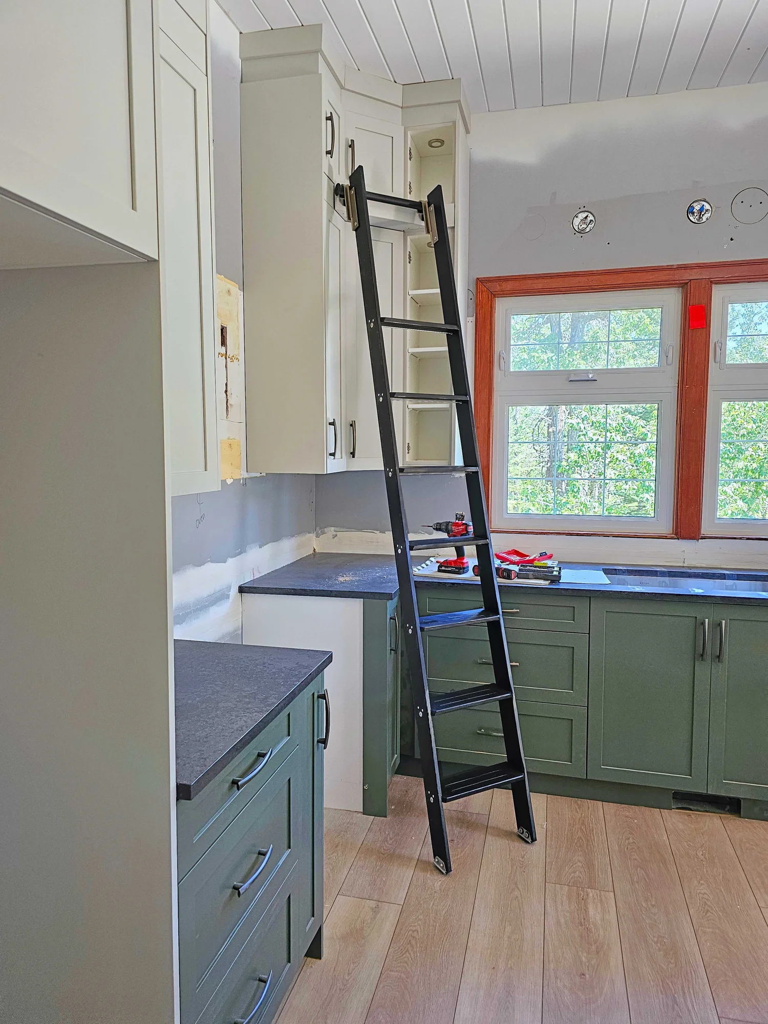 Kitchen & Pantry Ladders — Custom Ladder Company Ltd.