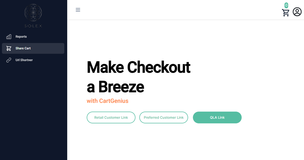 How to Use the ‘Quick Start Cart’ Tool — Solex