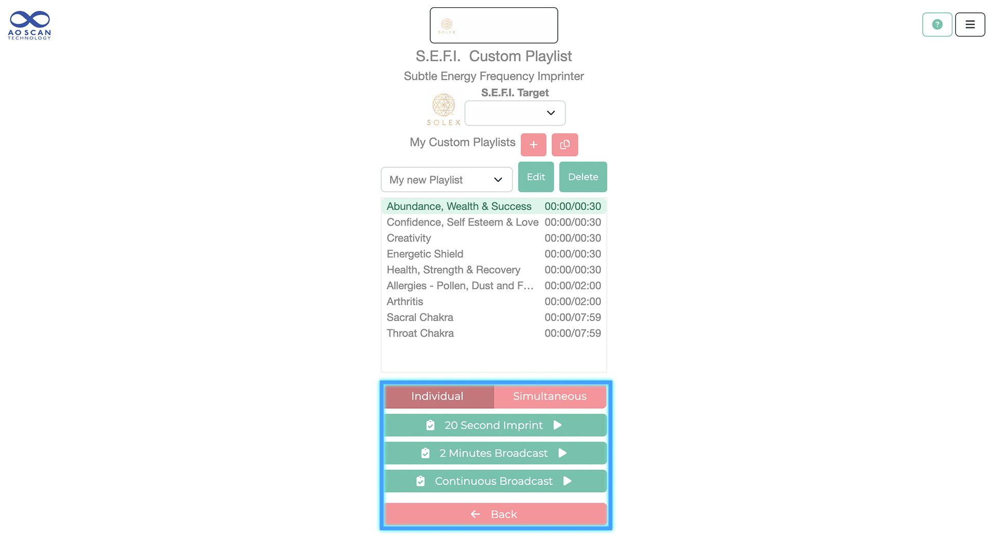 How to Make your Own Custom Playlist in SEFI — Solex