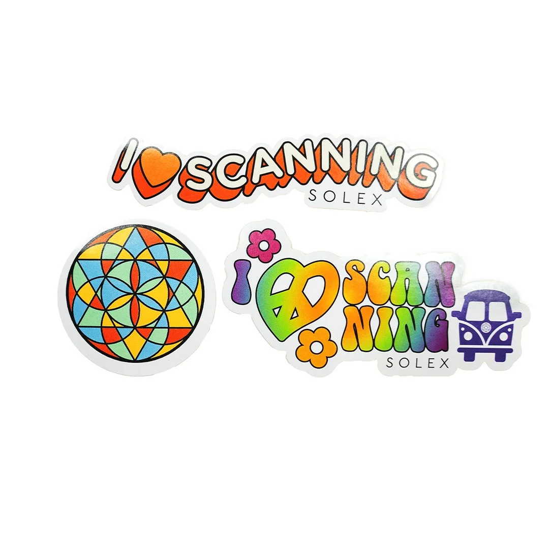 I Heart Scanning Retro Stickers — Solex