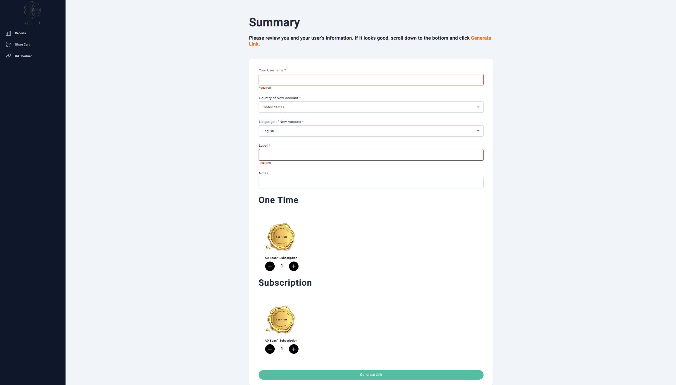 How to Use the ‘Quick Start Cart’ Tool — Solex