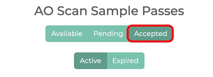 All About the AO Scan Sample Pass — Solex