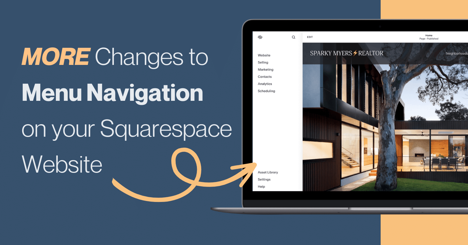 New Squarespace Navigation Menu (October 2023) Again! | Squarespace Web ...