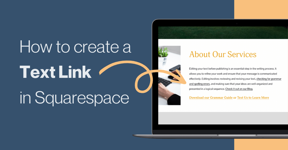 How to Create Text Links in Squarespace: A Step-by-Step Guide | Squarespace Web Design