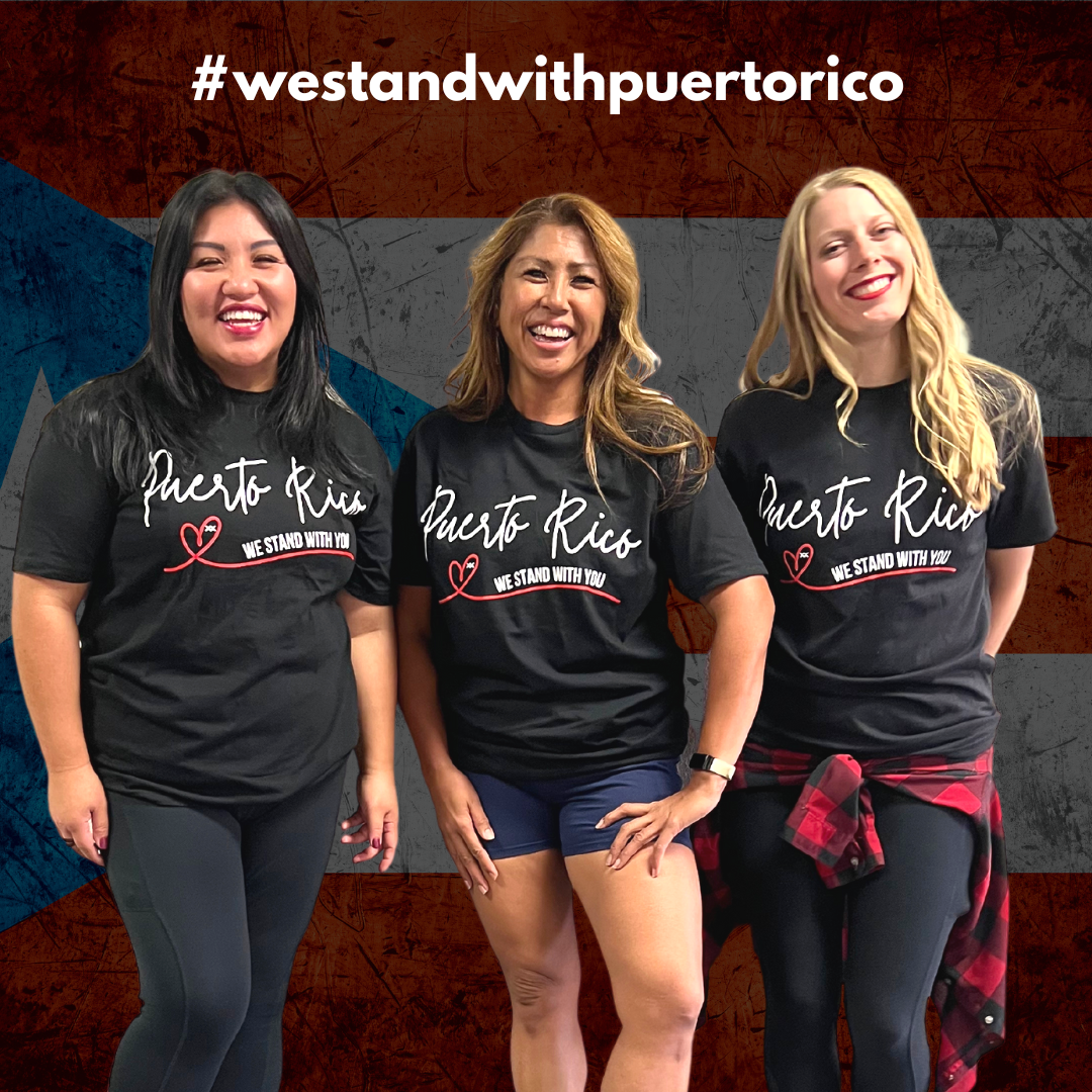 WE STAND FOR PUERTO RICO TEE — THE MIXXEDFIT® STORE