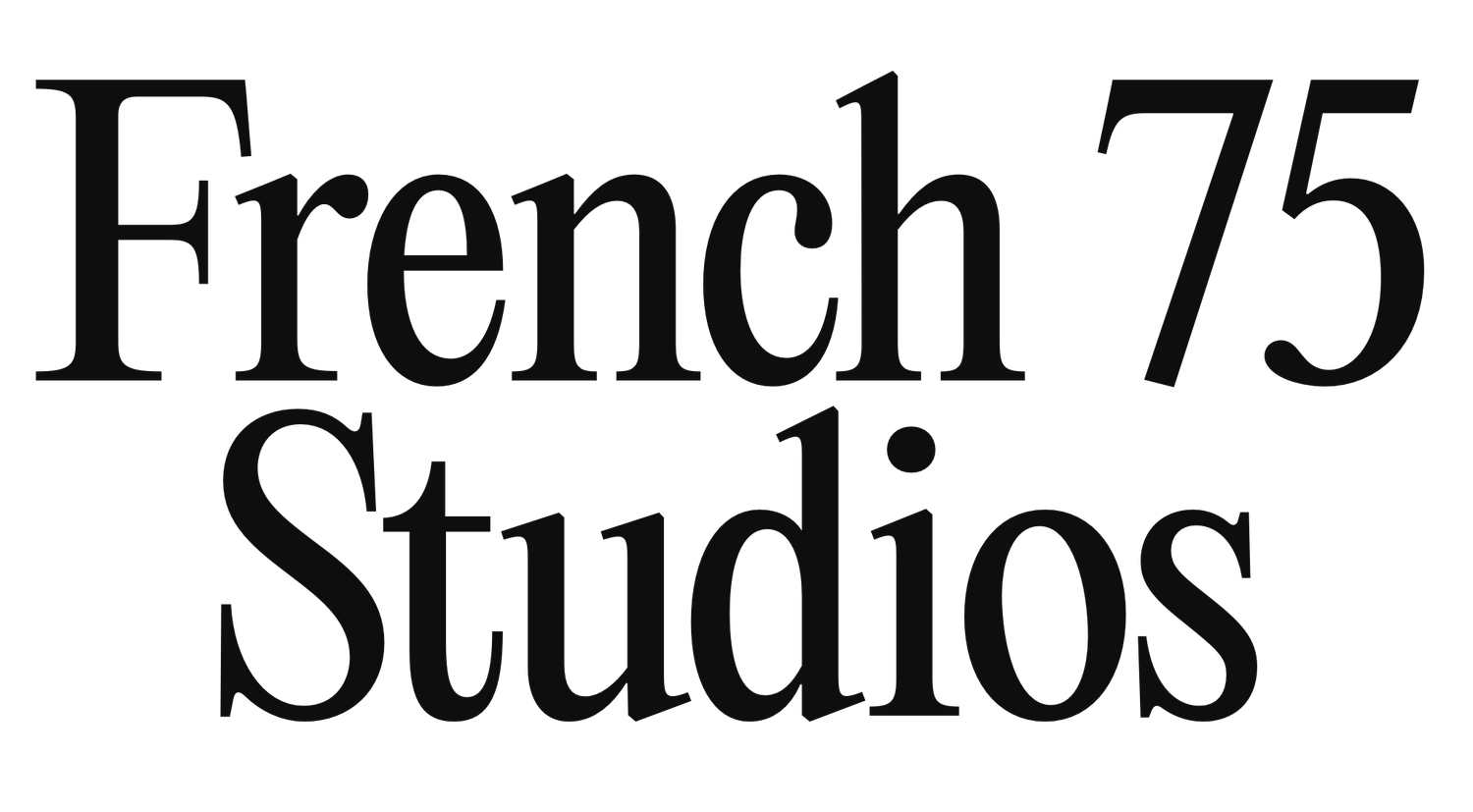 FRENCH 75 STUDIOS