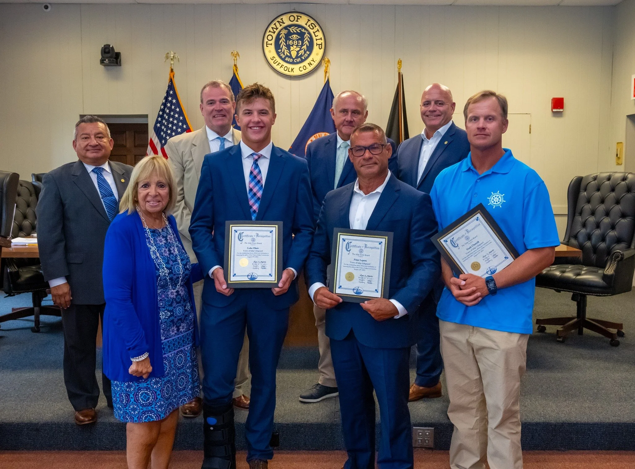 Town Recognizes Heroism of Kismet Lifeguards — Fire Island News