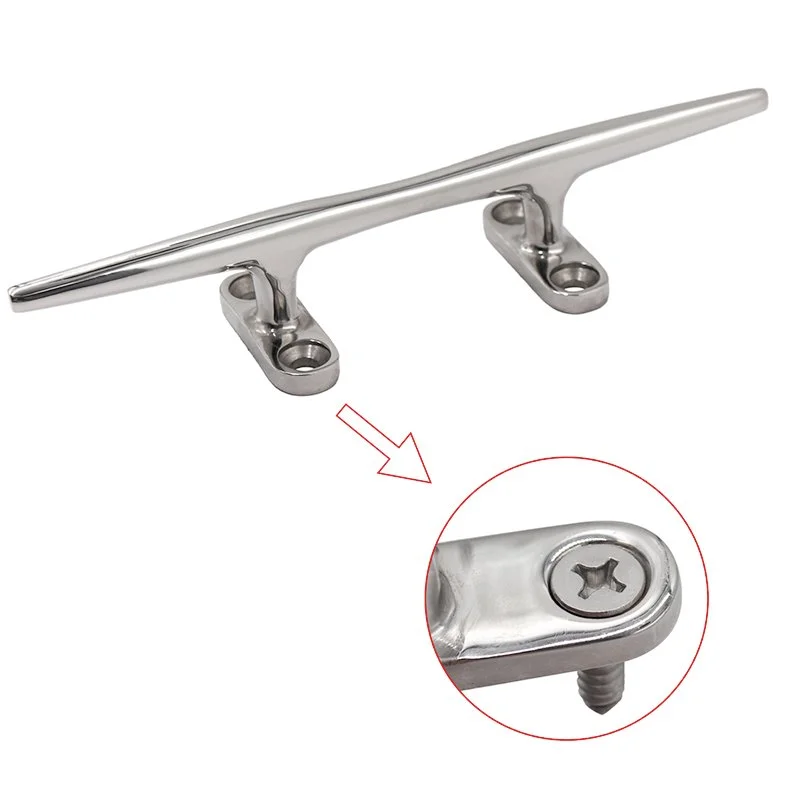 Hollow Base Cleat Stainless — BlueShark Marine