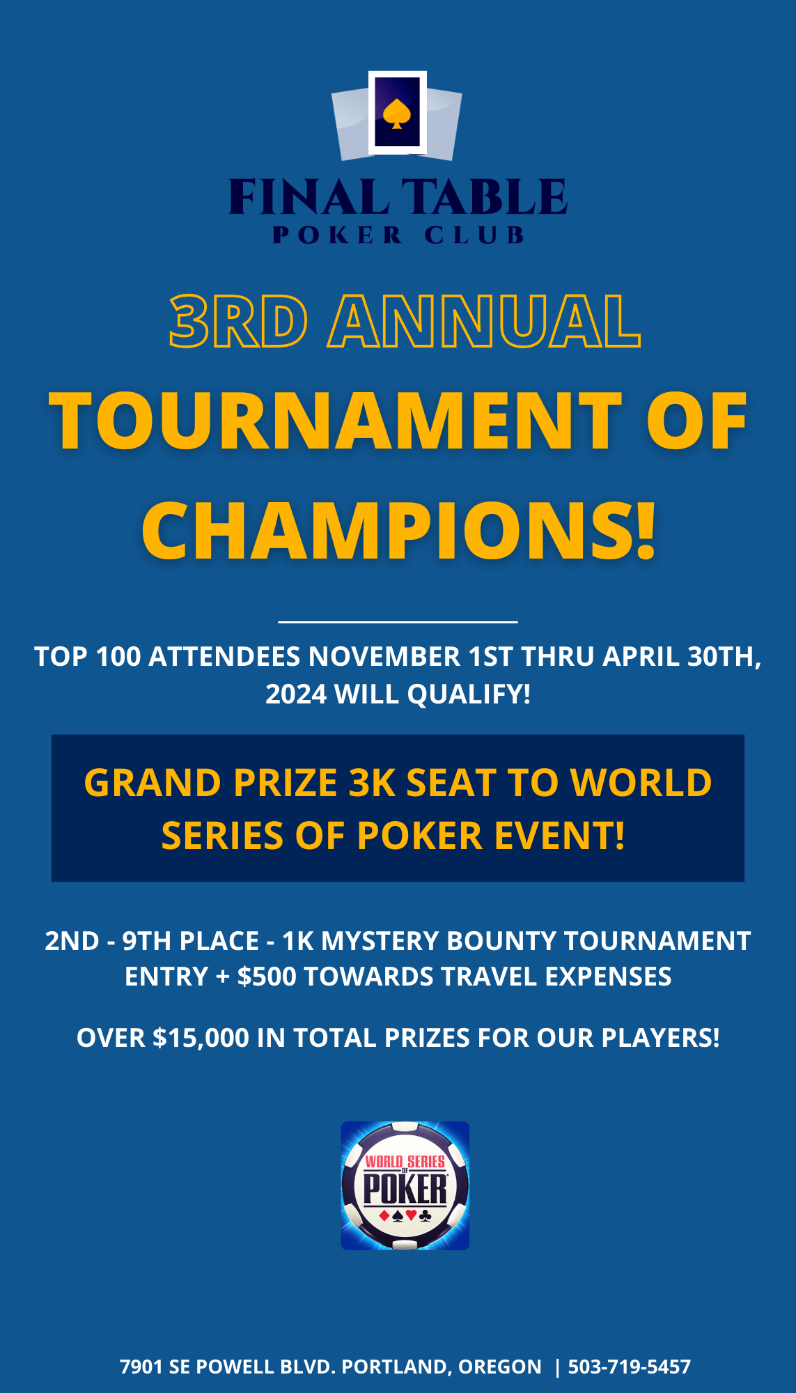 Final Table Poker Club - Portland