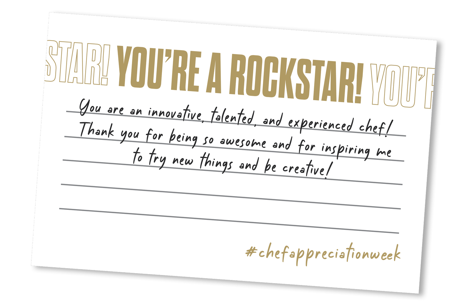 Chef Appreciation Week