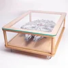 Lego Millennium Falcon Display Coffee Table — Walnut hardwood and veneer