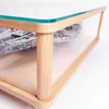 Lego Millennium Falcon Display Coffee Table — Walnut hardwood and veneer
