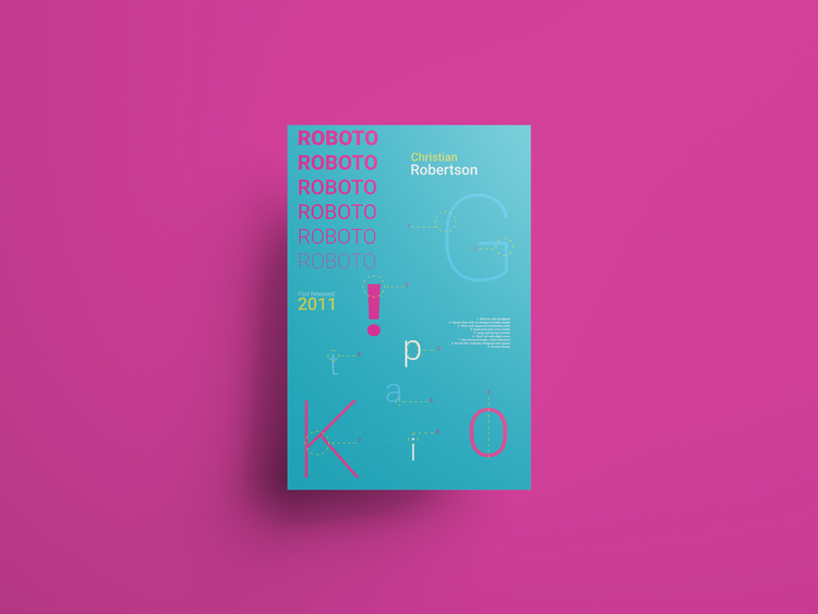 Roboto Poster — Peter Said